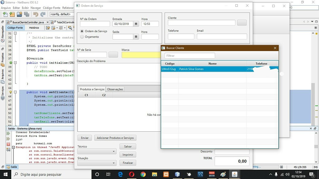 Passar parâmetros entre telas no JavaFX - Java - GUJ