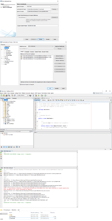 Não consigo Compilar com NetBeans - Java - GUJ