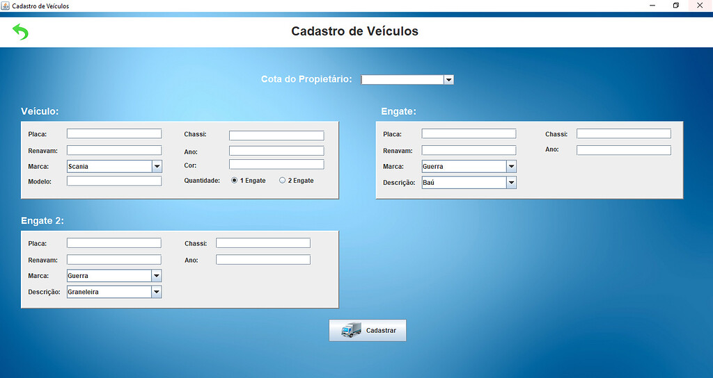 Inserir dados ComboBox em Java - Java - GUJ