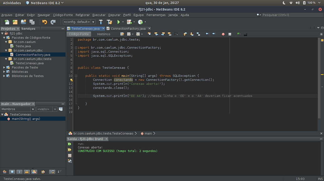 Netbeans, problema com acentuação UTF-8 - Java - GUJ