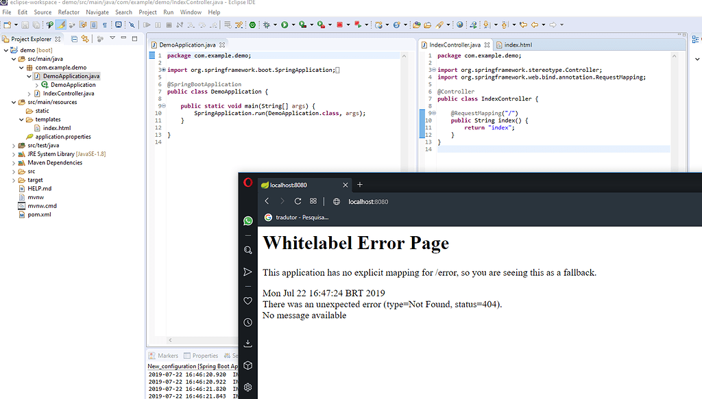 Como resolver um problema de "whitelabel error page" no Spring Boot ...