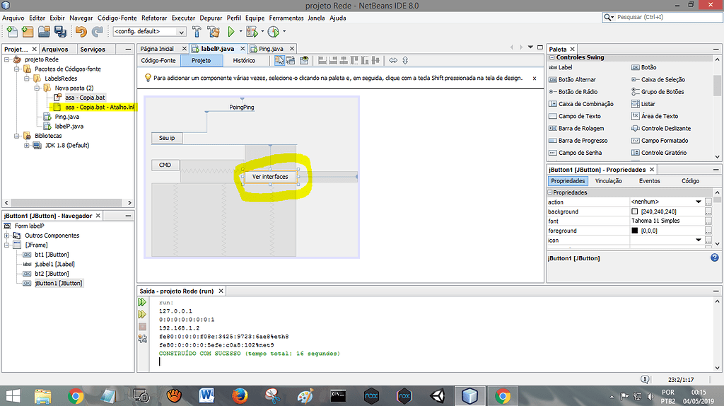 Codigo para chamar um arquivo(JAVA/NETBEANS) - Java - GUJ
