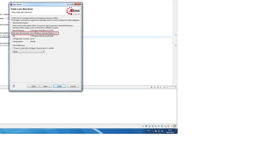 [RESOLVIDO]Erro ao startar jboss - Front-end - GUJ