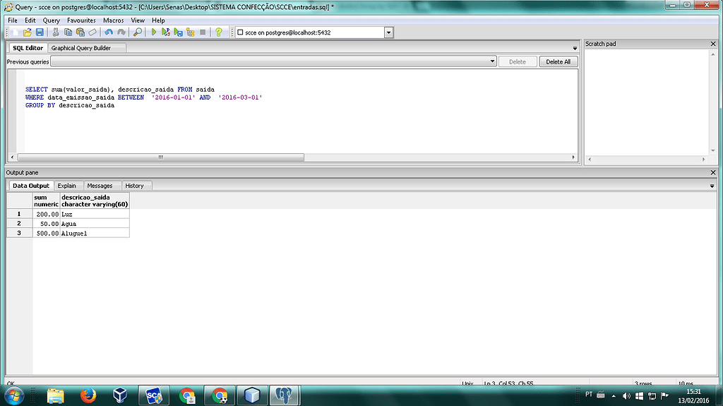 Sum não esta somando valores - Java - GUJ