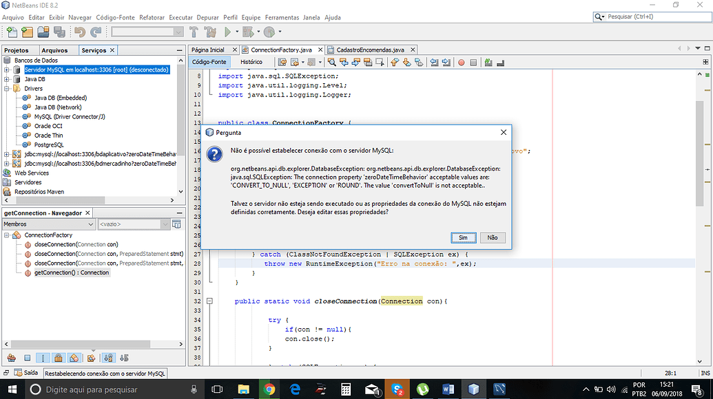 [RESOLVIDO] Conexão entre Java e Mysql Workbench - Java - GUJ