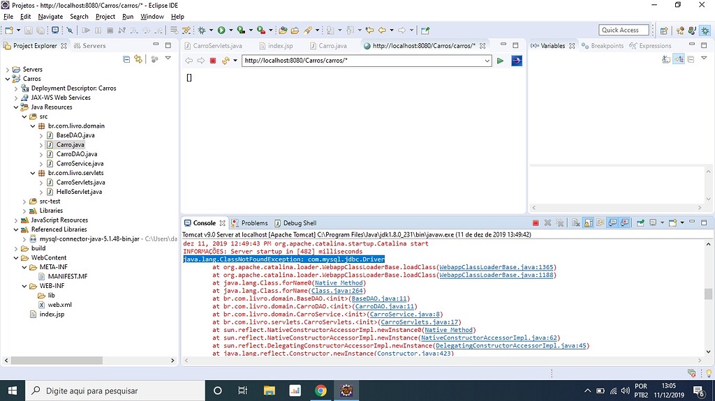Erro ao conectar ao banco de dados - Java - GUJ