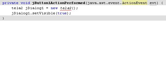 Problemas em chamar um JDialog - Java - GUJ