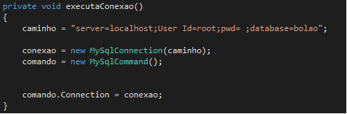 Erro em conexão mysql no visual studio - Programação - GUJ