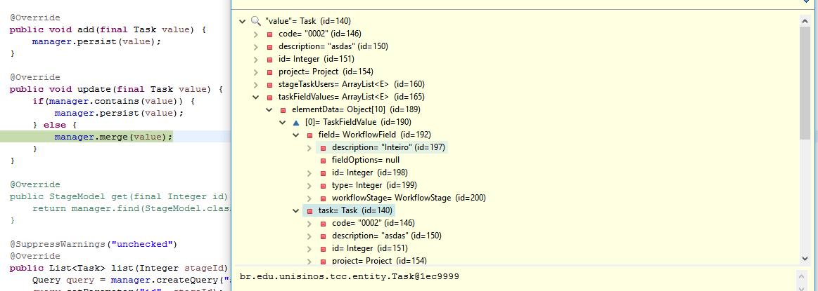 JPA Hibernate Classe intermediária com problemas ao persistir - Java - GUJ