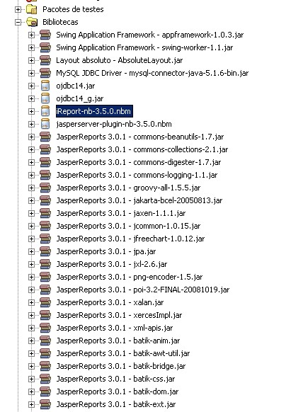 JasperReports e iReports 3.5 no NetBeans 6.5 - Assuntos Gerais - GUJ